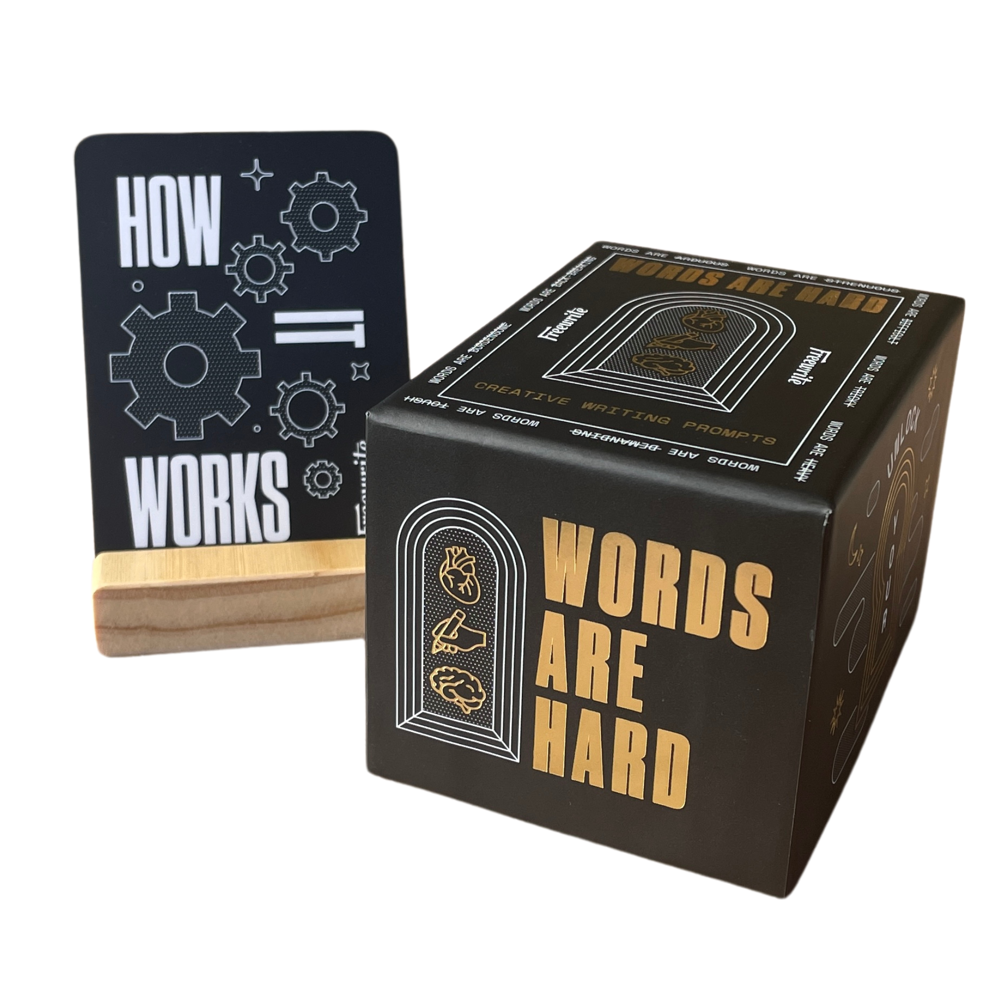 Words Are Hard Writing Prompt Deck - Base Pack - Freewrite Store